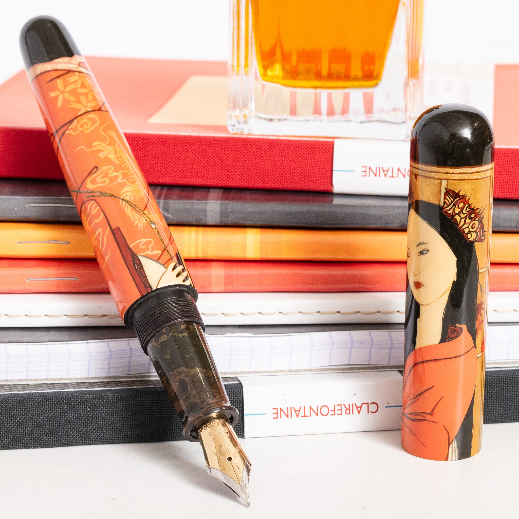 Artus Japanese Beauty Hand Painted Fountain Pen - Preowned – Truphae