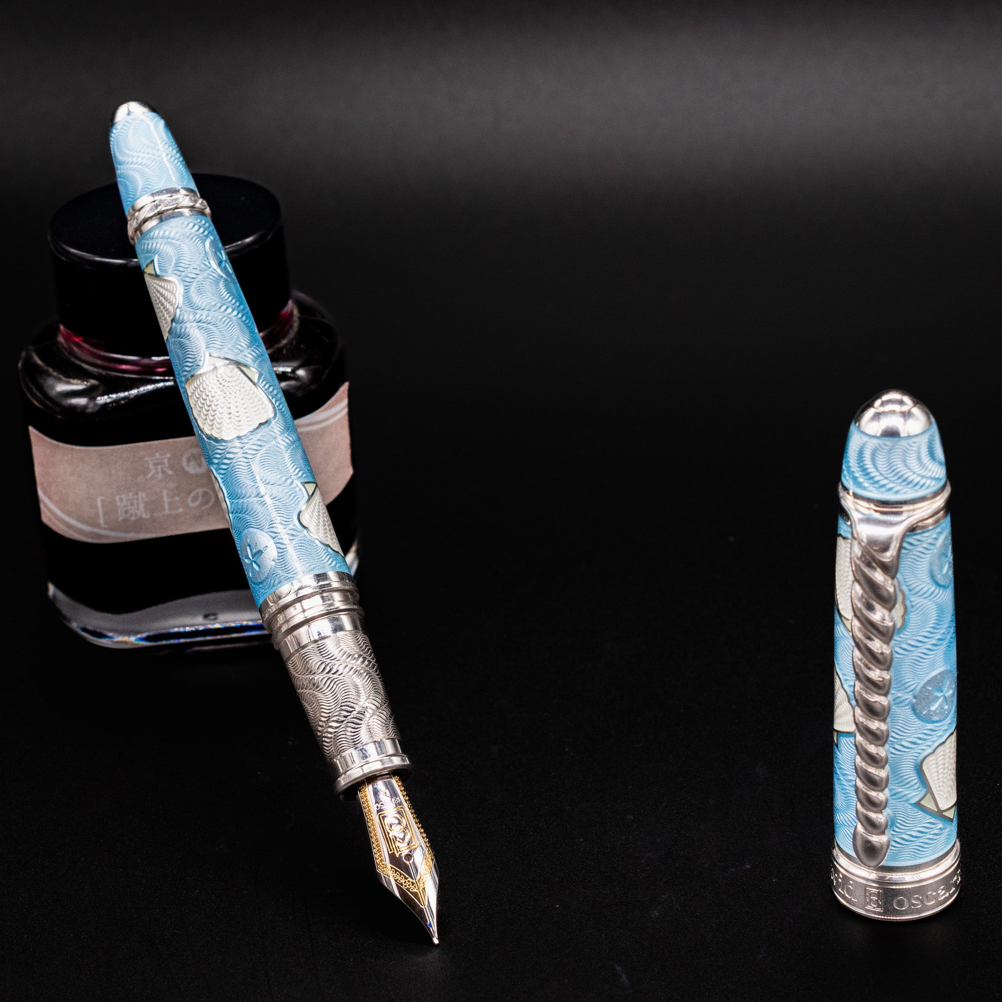 David Oscarson Seaside Fountain Pen - Aquamarine – Truphae