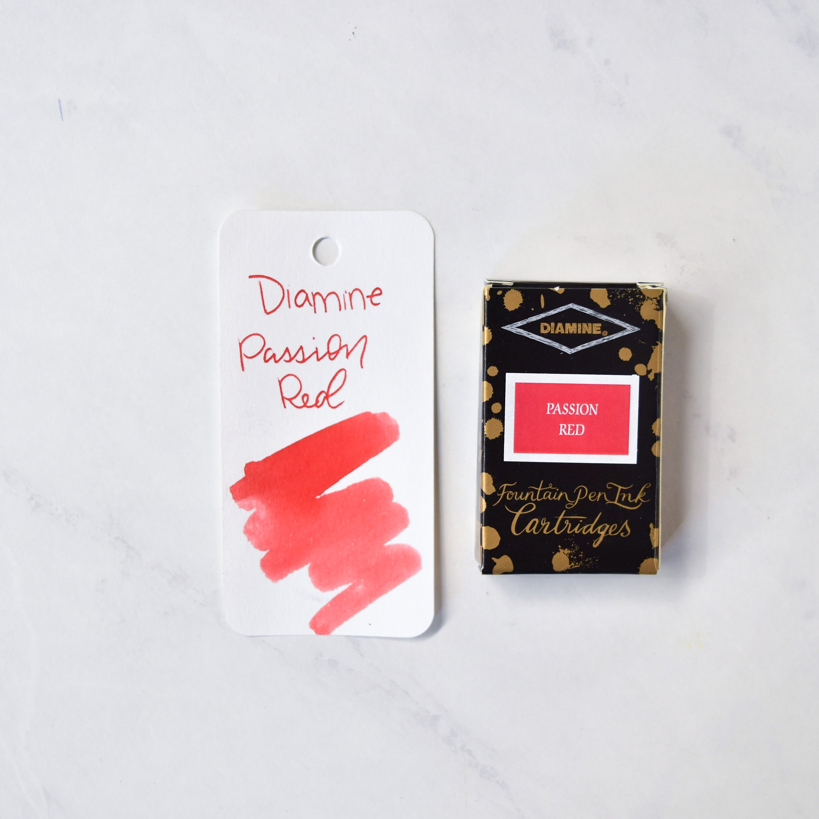 Diamine Passion Red Ink Cartridges - Pack of 18 – Truphae