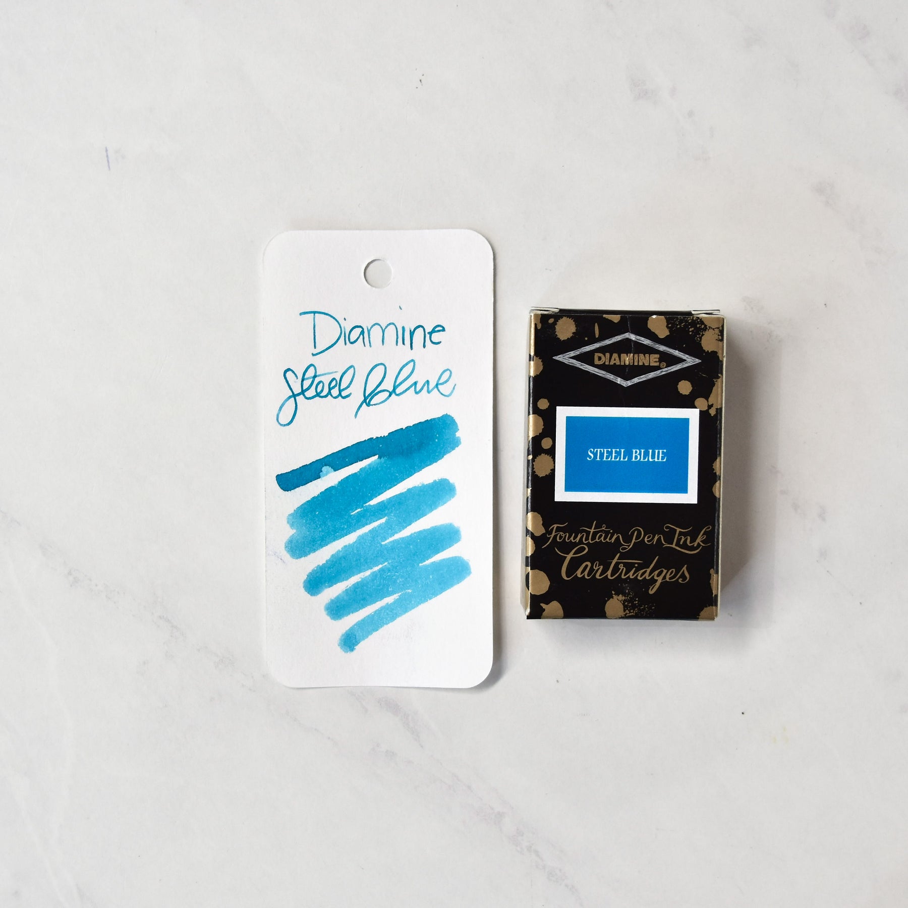 Diamine Ink Cartridges Pack of 18 - Steel Blue – Truphae