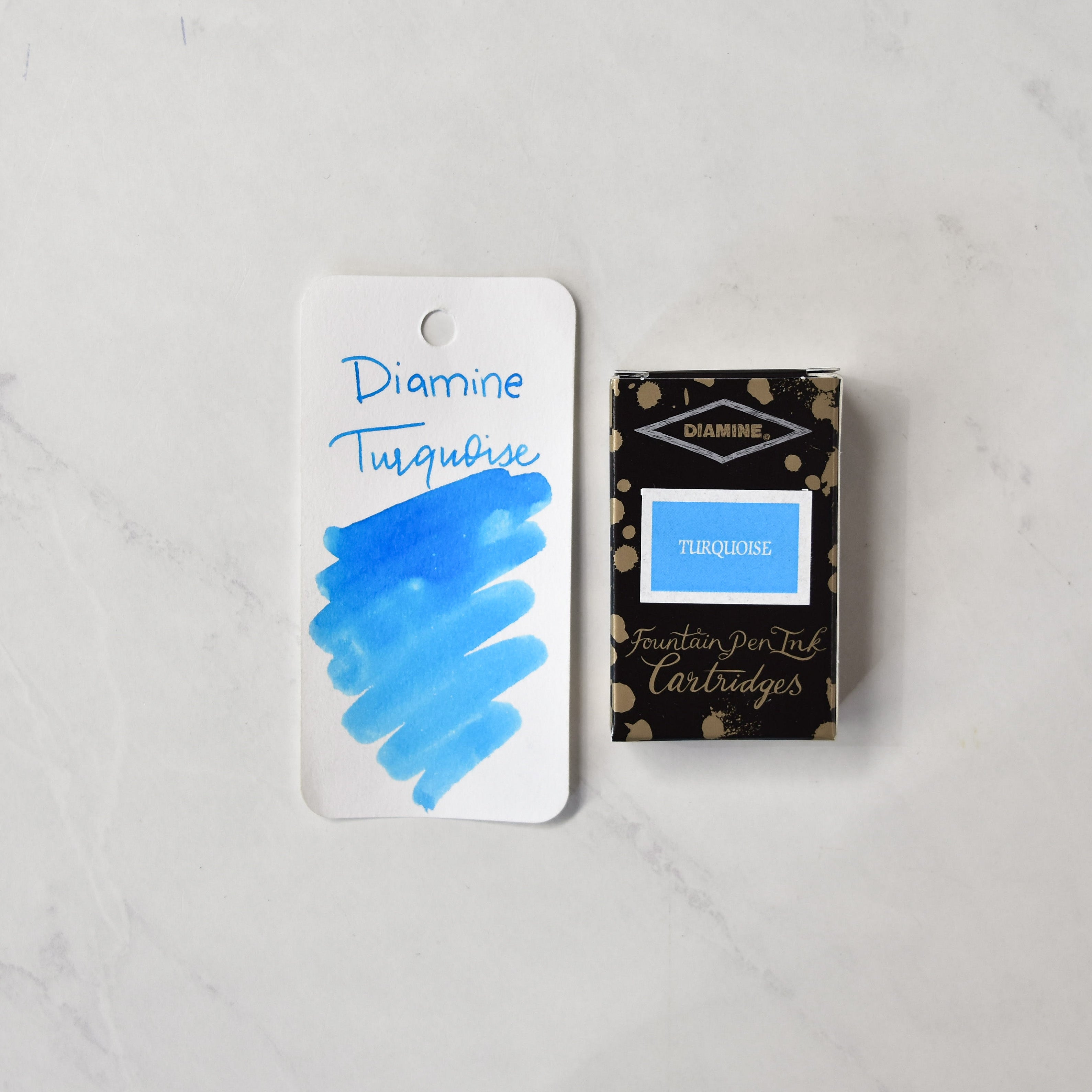 Diamine Ink Cartridges Pack of 18 - Turquoise – Truphae