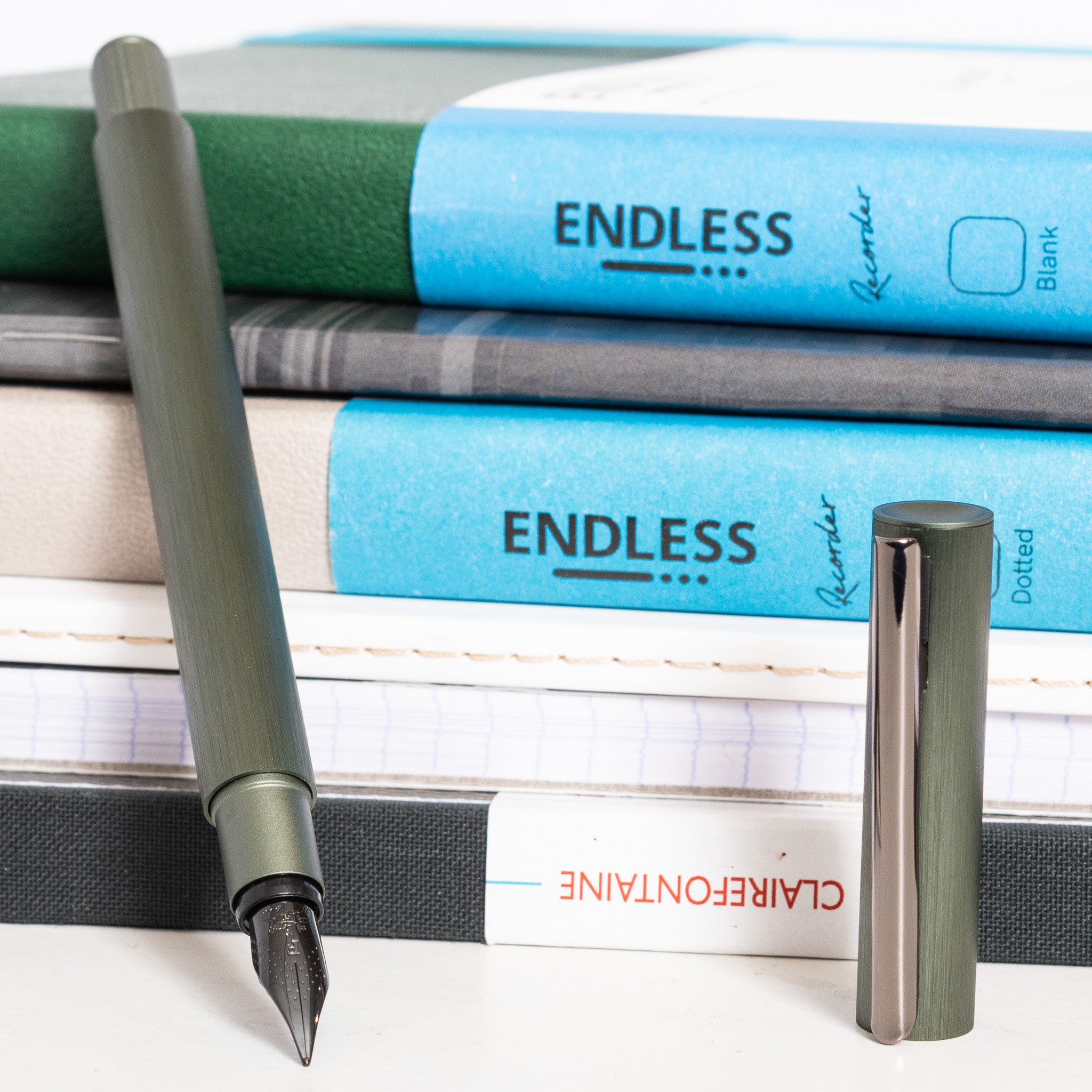 Faber-Castell NEO Slim Fountain Pen - Olive Green – Truphae