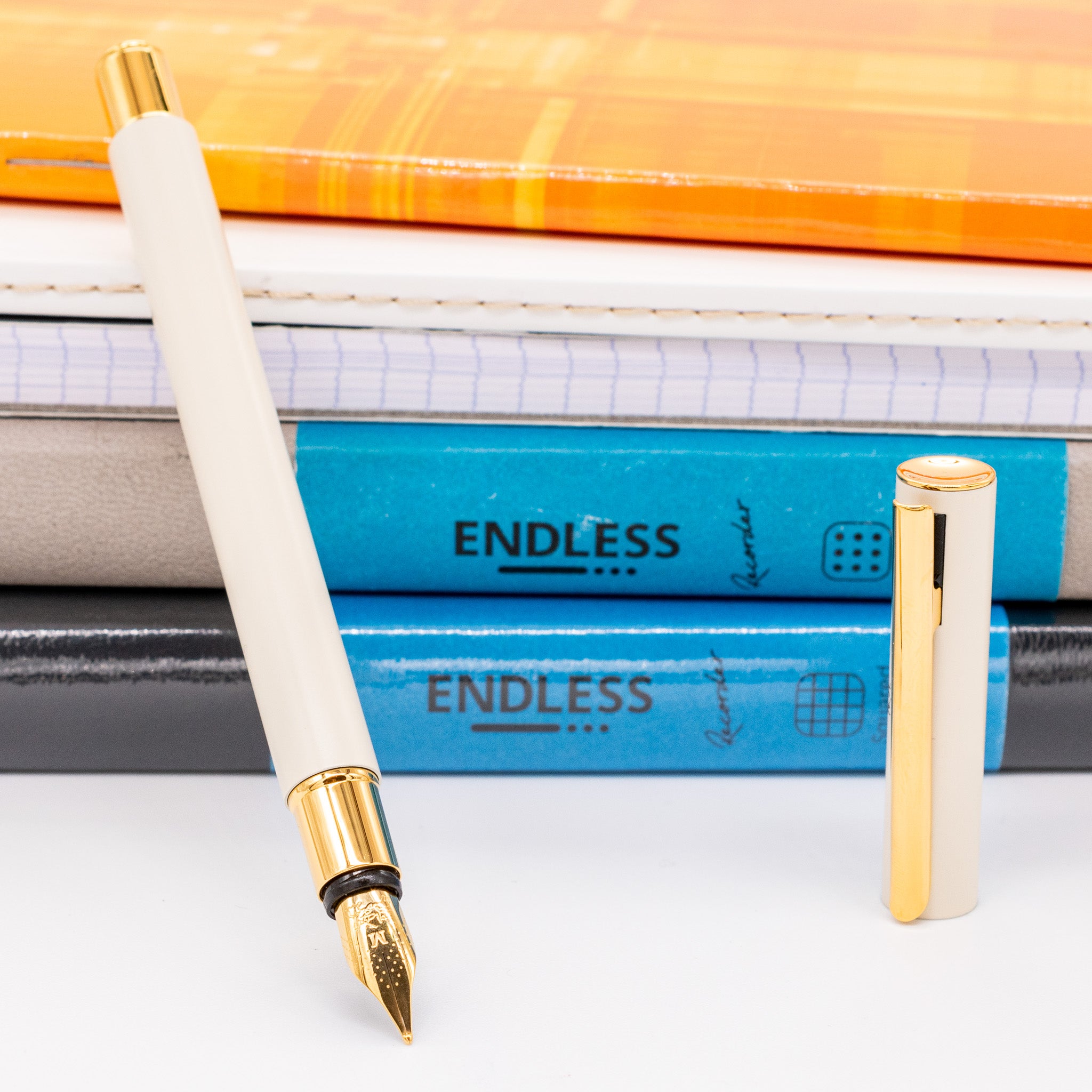 Faber-Castell NEO Slim Fountain Pen - Gold Marshmallow – Truphae