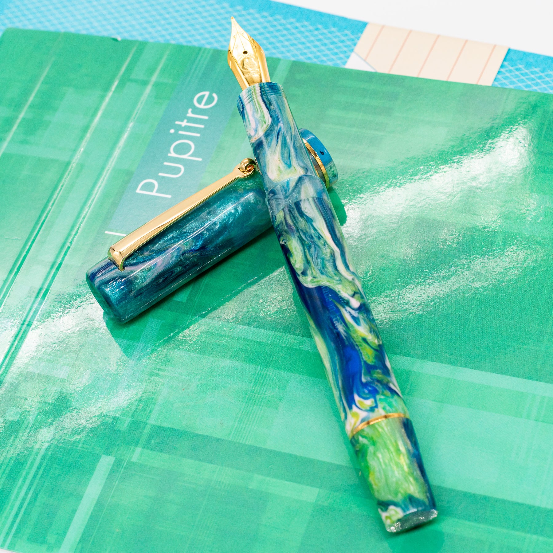 Molteni Modelo 60 Fountain Pen - Azure Grove – Truphae