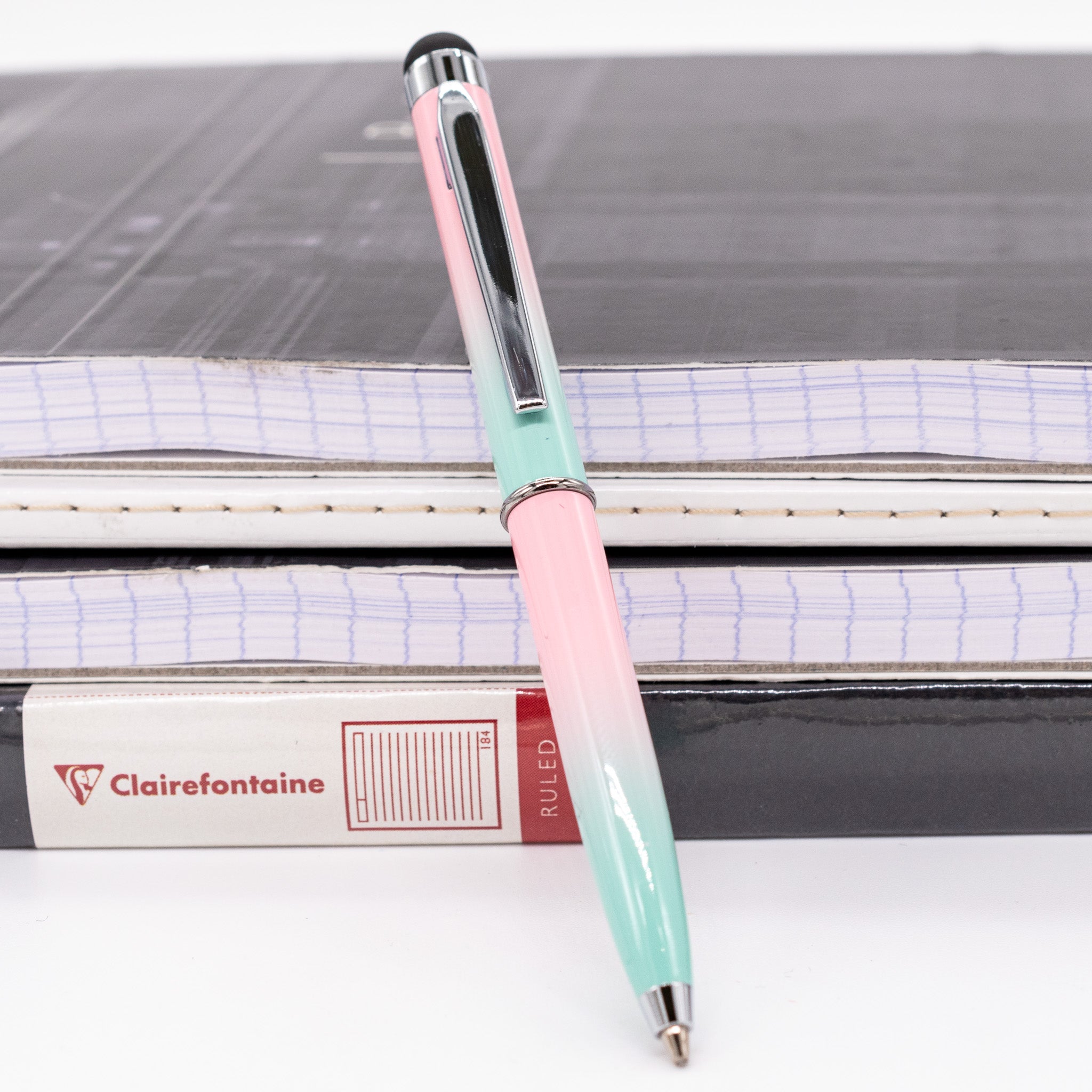 Monteverde Poquito Ballpoint Pen with Stylus - Gradient Pink Mint – Truphae