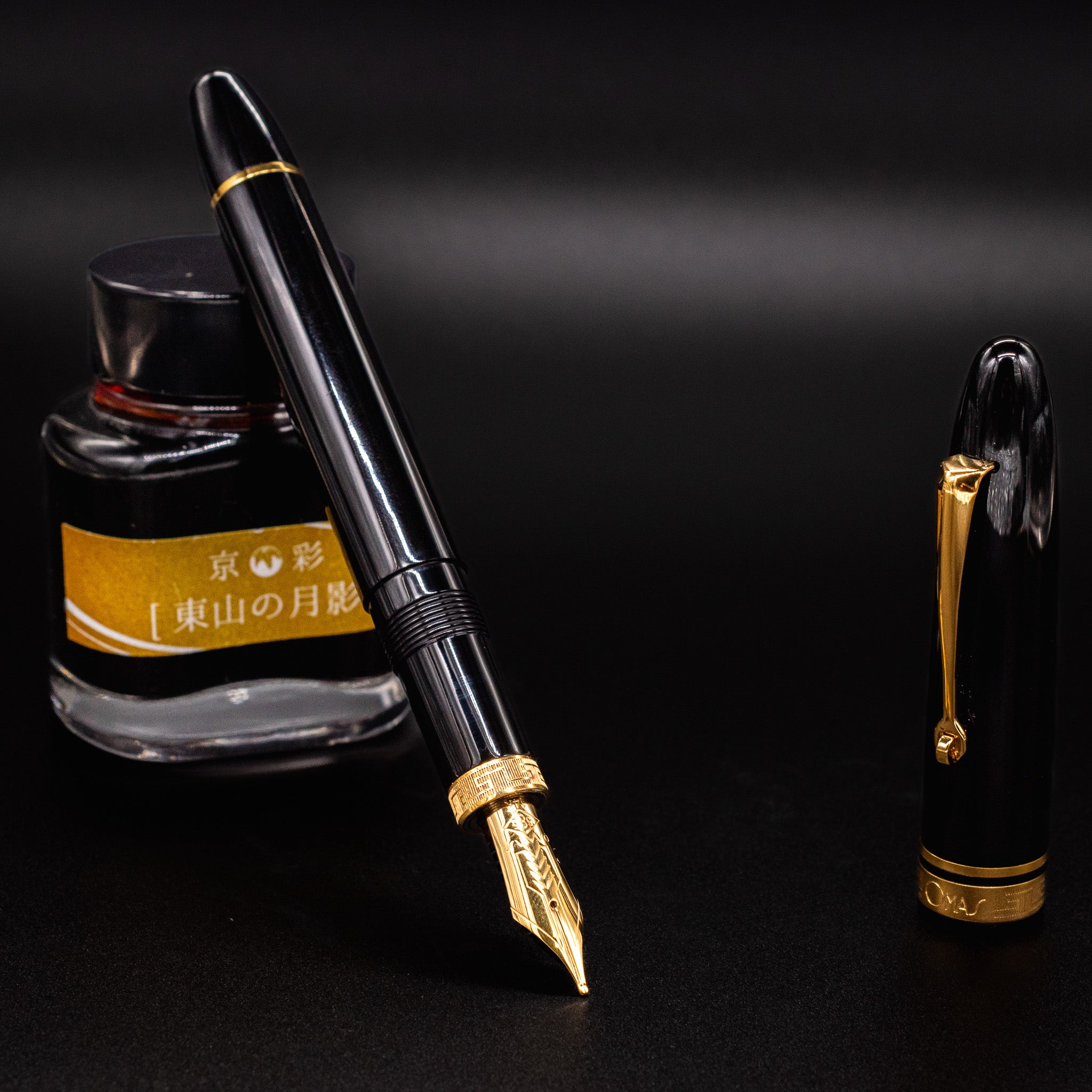 Omas Ogiva Fountain Pen - Nera Gold – Truphae