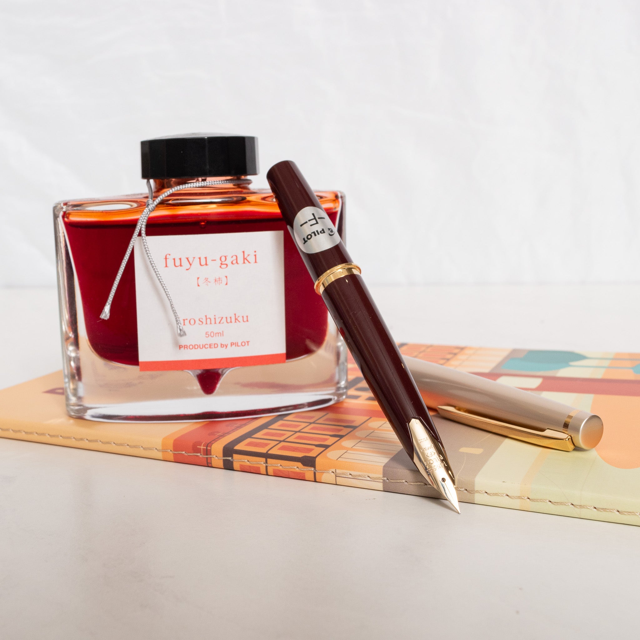 Pilot E95S Burgundy & Ivory Fountain Pen – Truphae