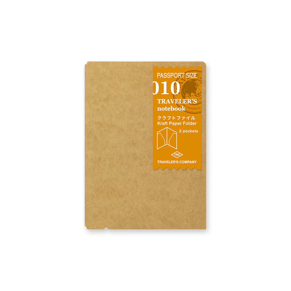Traveler's Company Notebook Refill - 010 Kraft File Folder Passport Si ...
