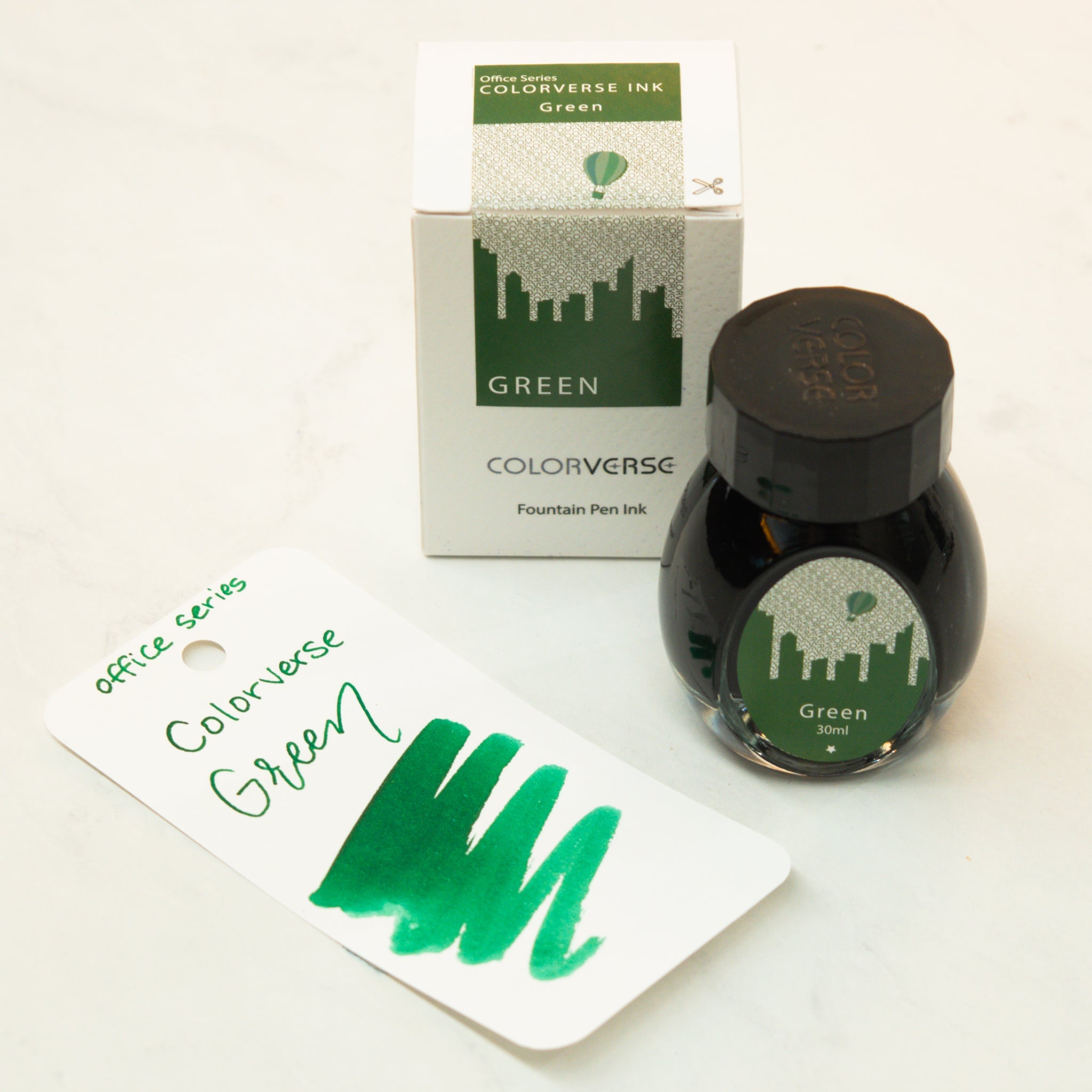 Colorverse Office Series Green Ink Bottle – Truphae
