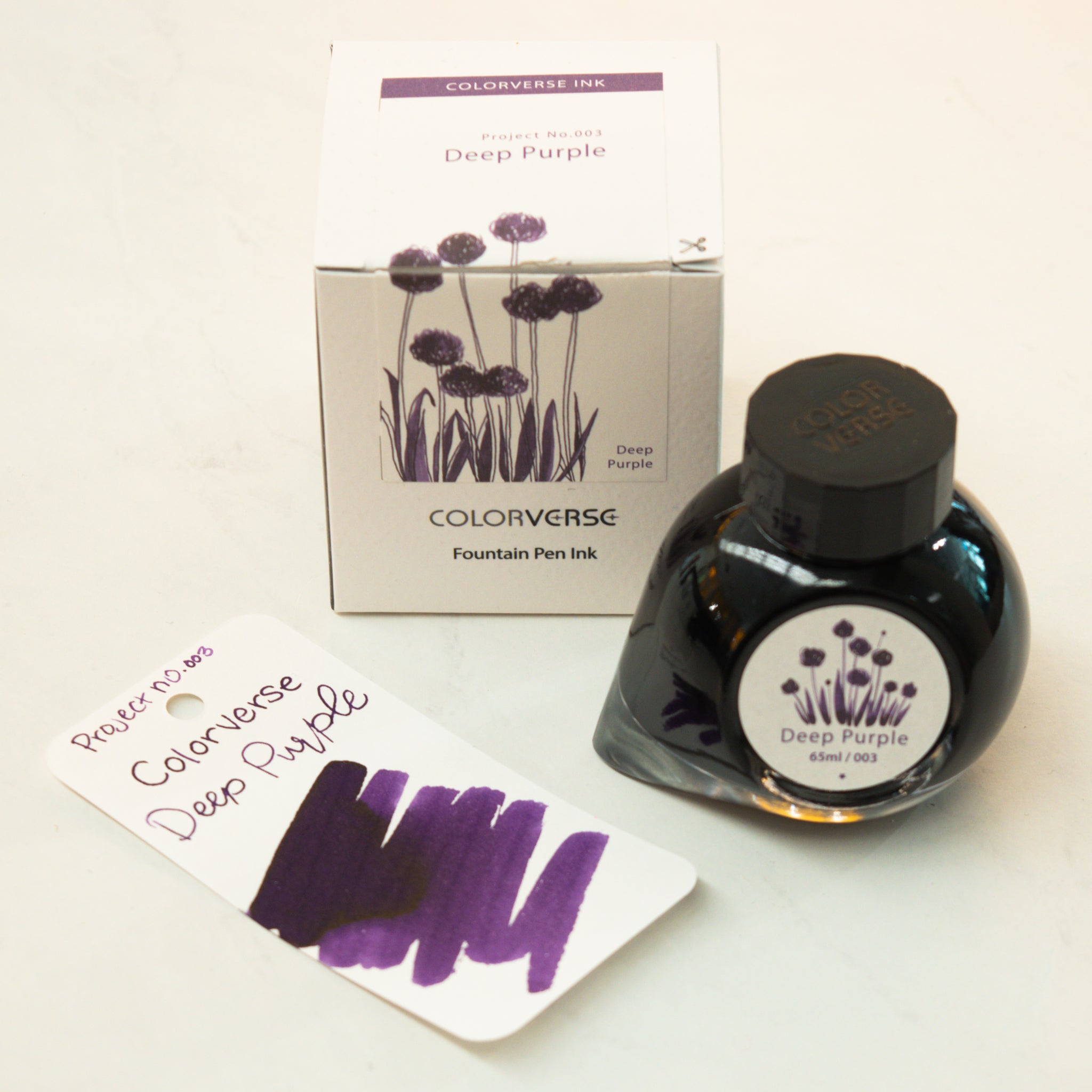 Colorverse Project No 003 Deep Purple Ink Bottle – Truphae