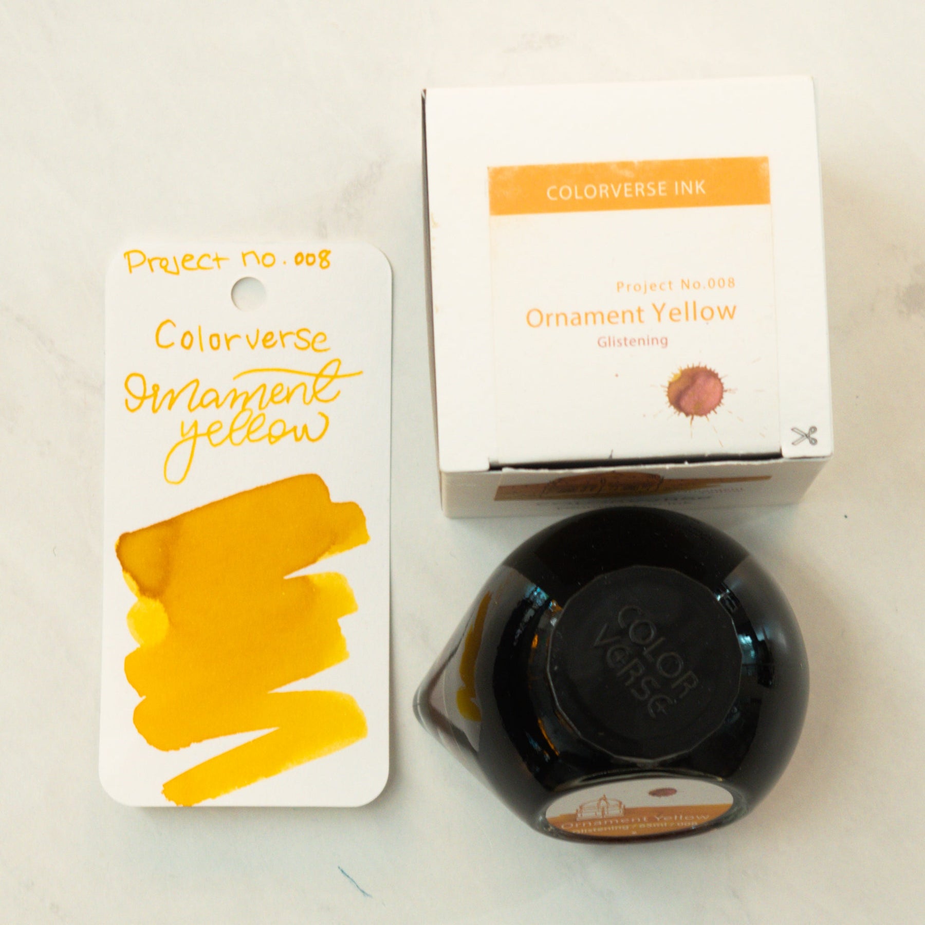 Colorverse Project No 008 Ornament Yellow Ink Bottle – Truphae