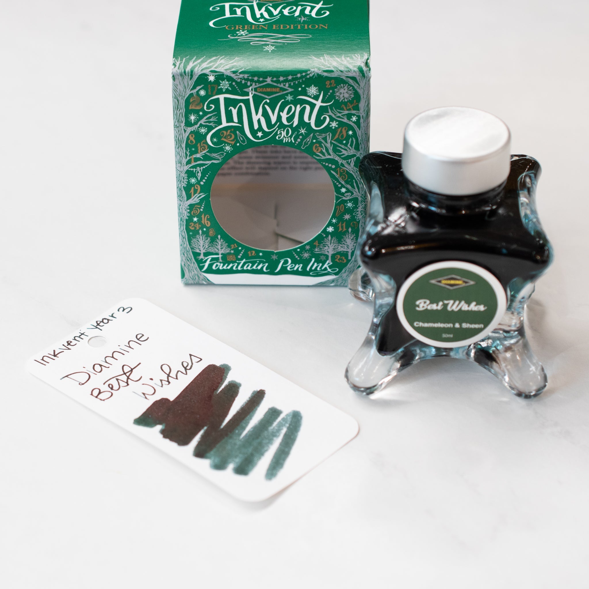 Diamine Inkvent Year 3 Ink Bottle - Best Wishes – Truphae
