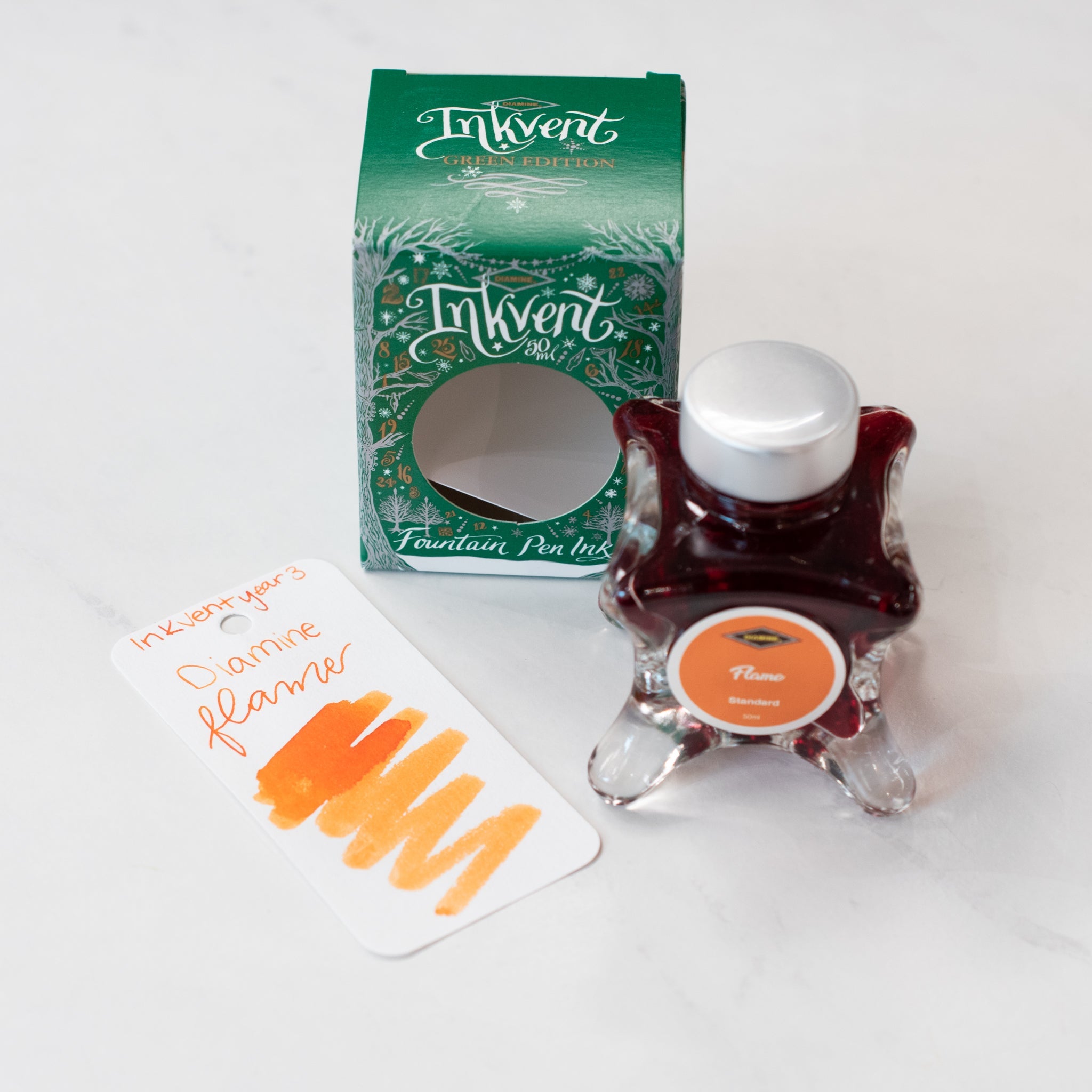 Diamine Inkvent Year 3 Ink Bottle - Flame – Truphae