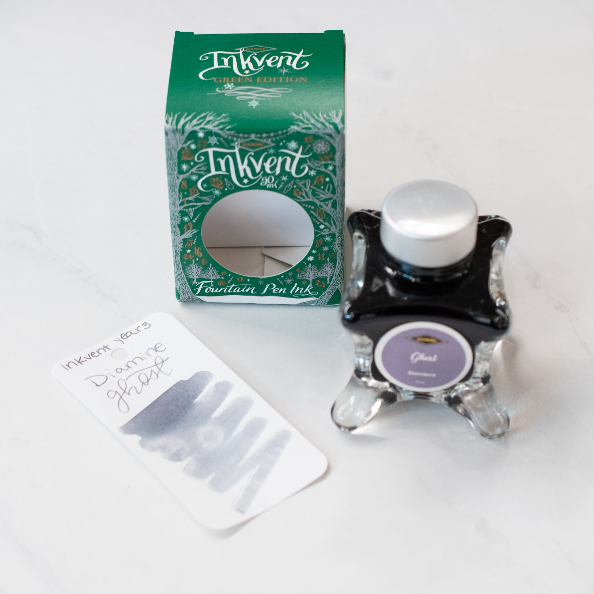 Diamine Inkvent Year 3 Ink Bottle - Ghost – Truphae