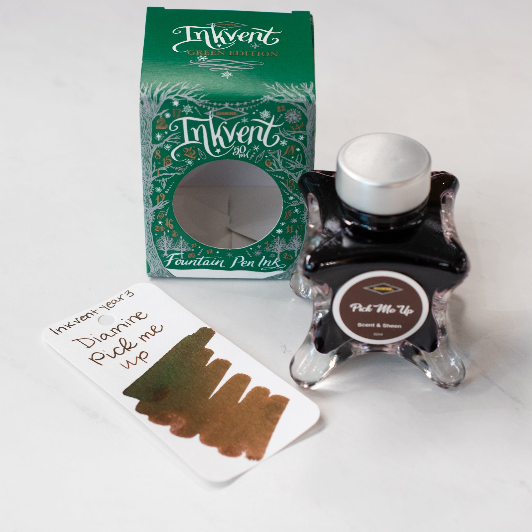 Diamine Inkvent Year 3 Ink Bottle - Pick Me Up – Truphae