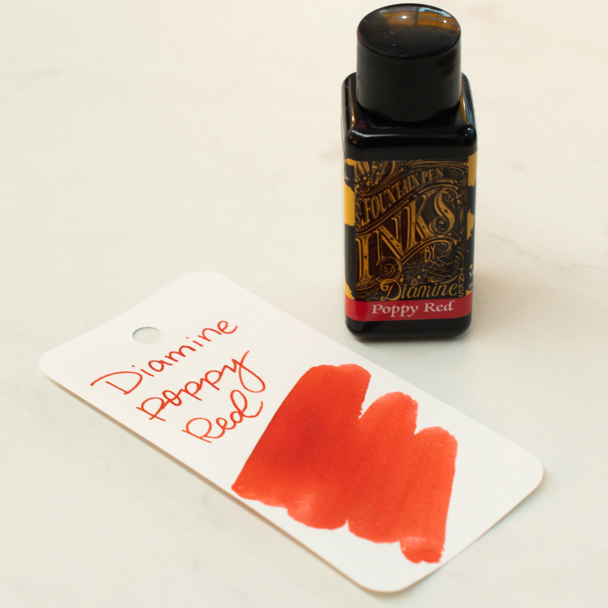 Diamine Ink Bottle - Poppy Red – Truphae