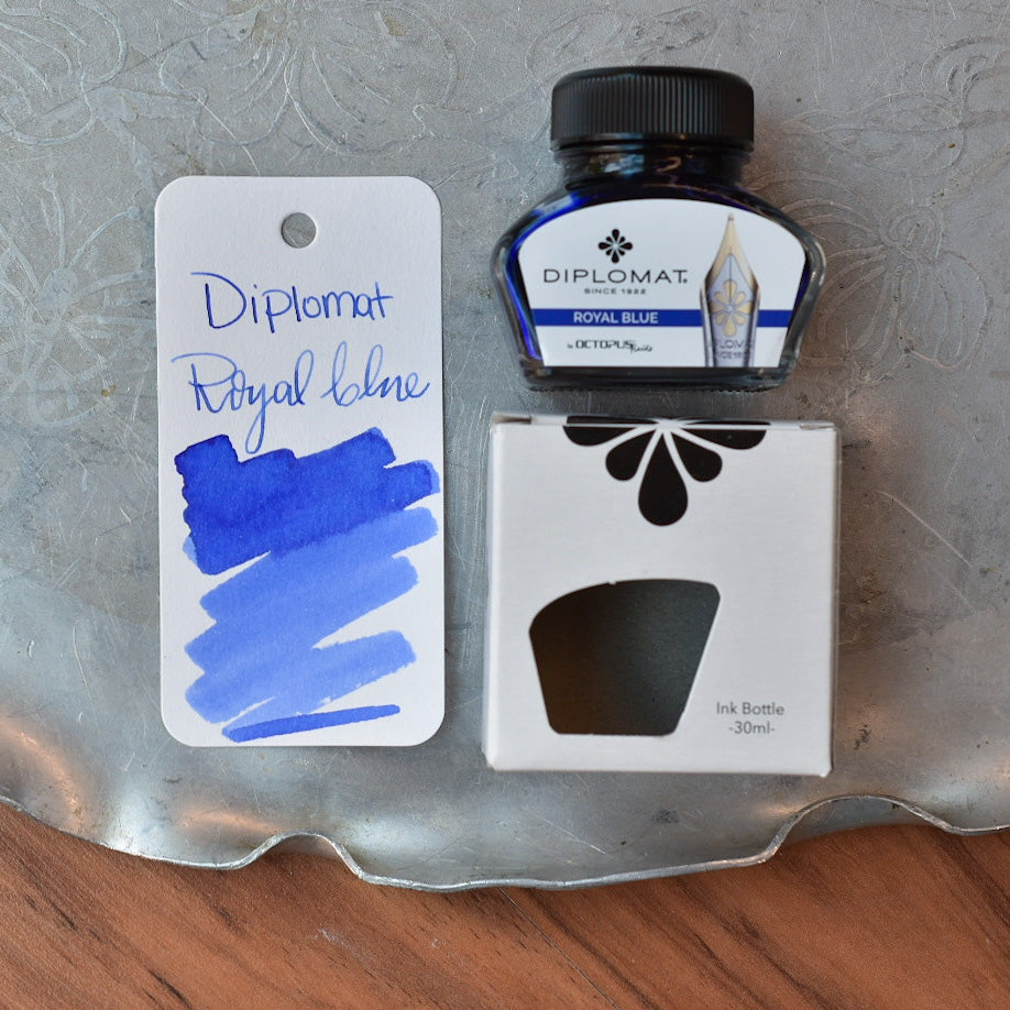 Diplomat Ink Bottle - Royal Blue – Truphae