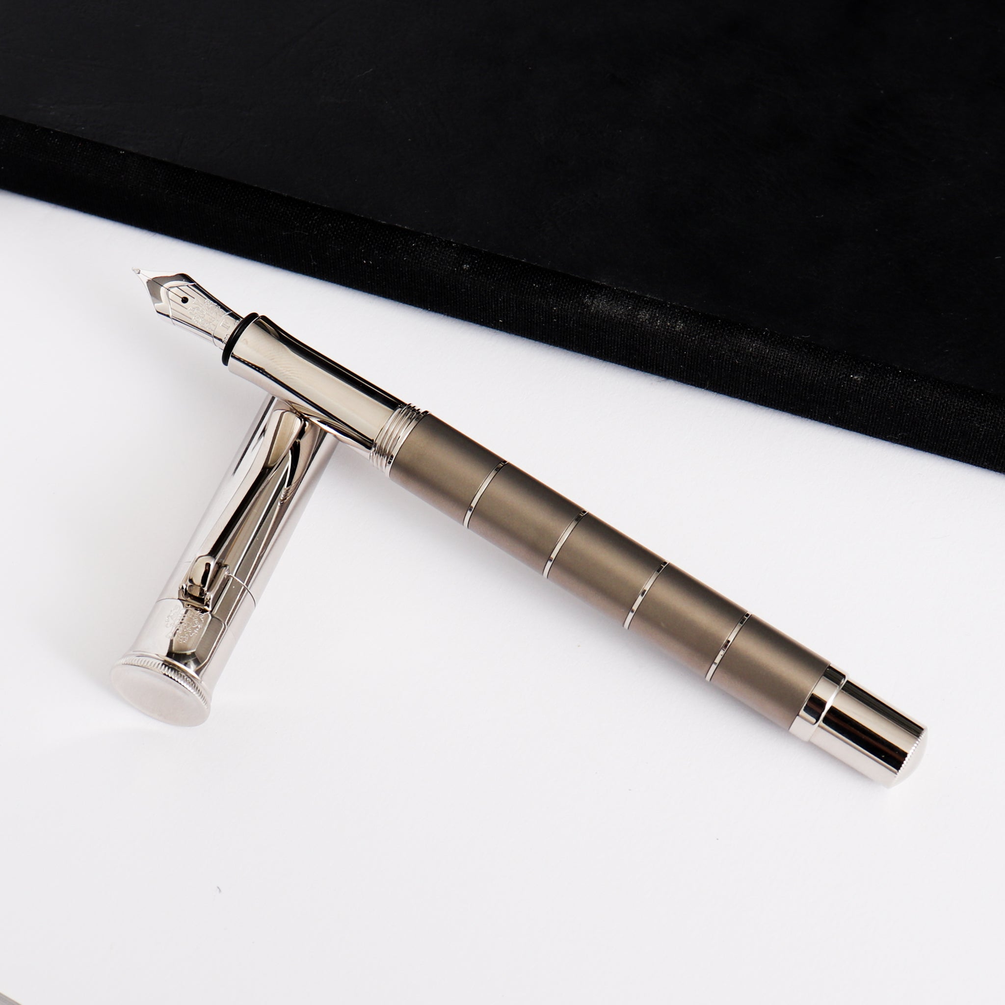 Graf von Faber-Castell Classic Anello Fountain Pen - Titanium – Truphae