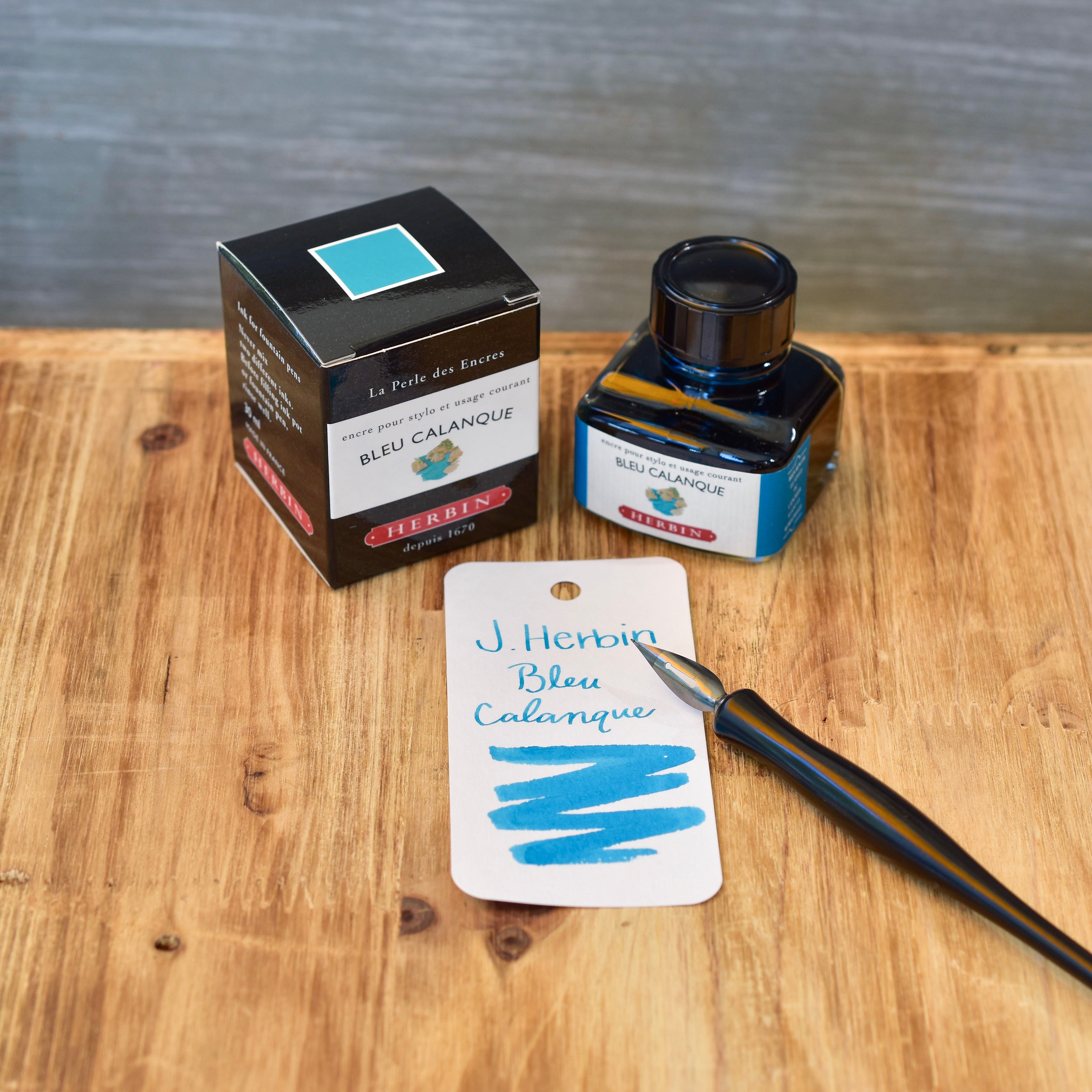 Herbin Bleu Calanque Ink Bottle – Truphae