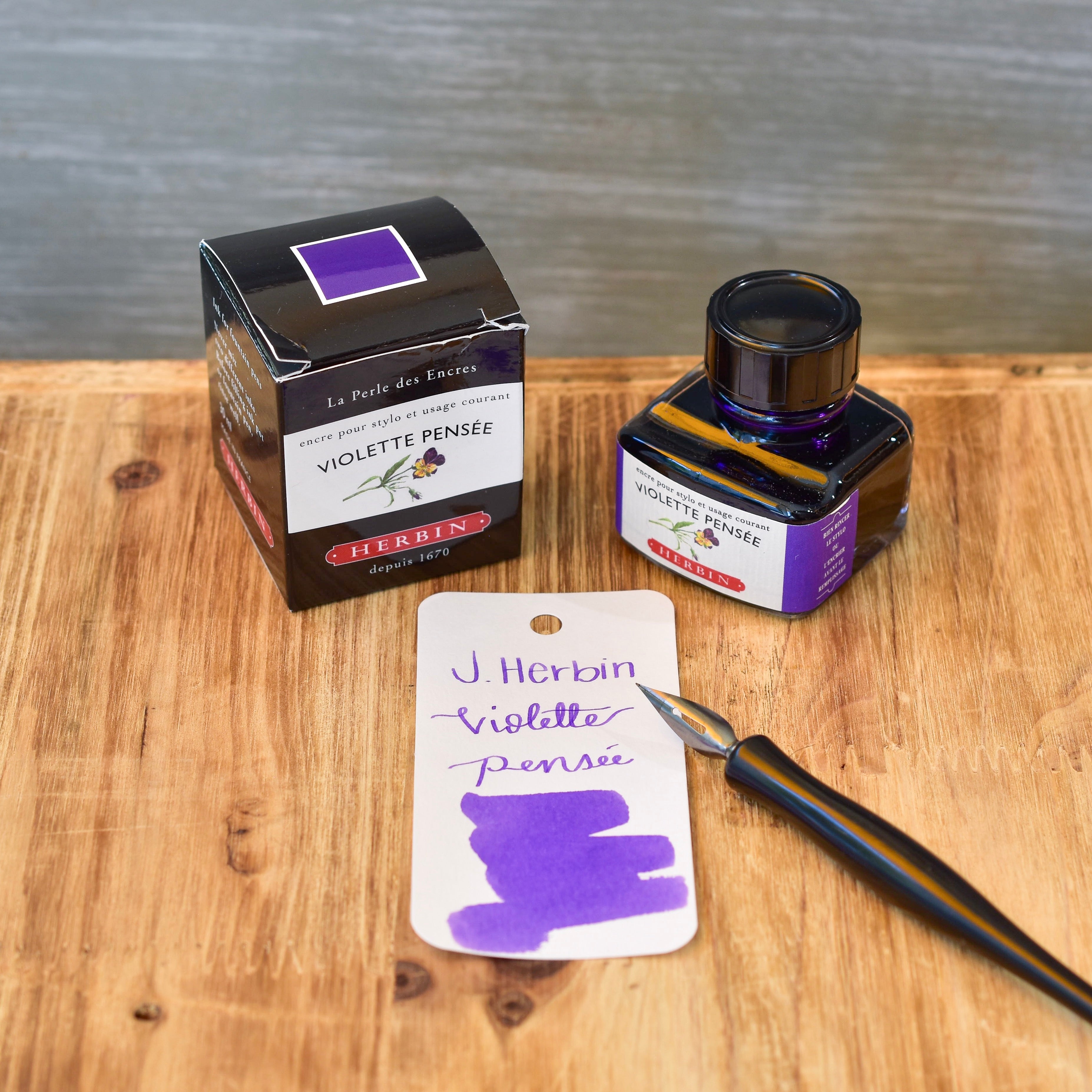 Herbin Violette Pensee Ink Bottle – Truphae