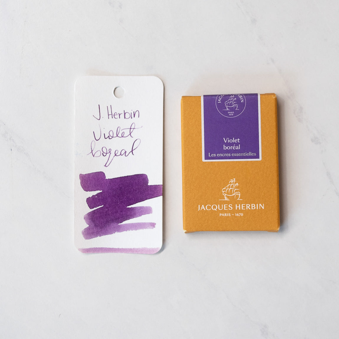 Jacques Herbin Essential Violet Boreal Ink Cartridges – Truphae