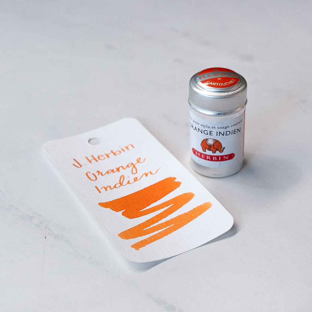 Jacques Herbin Orange Indien Ink Cartridges – Truphae