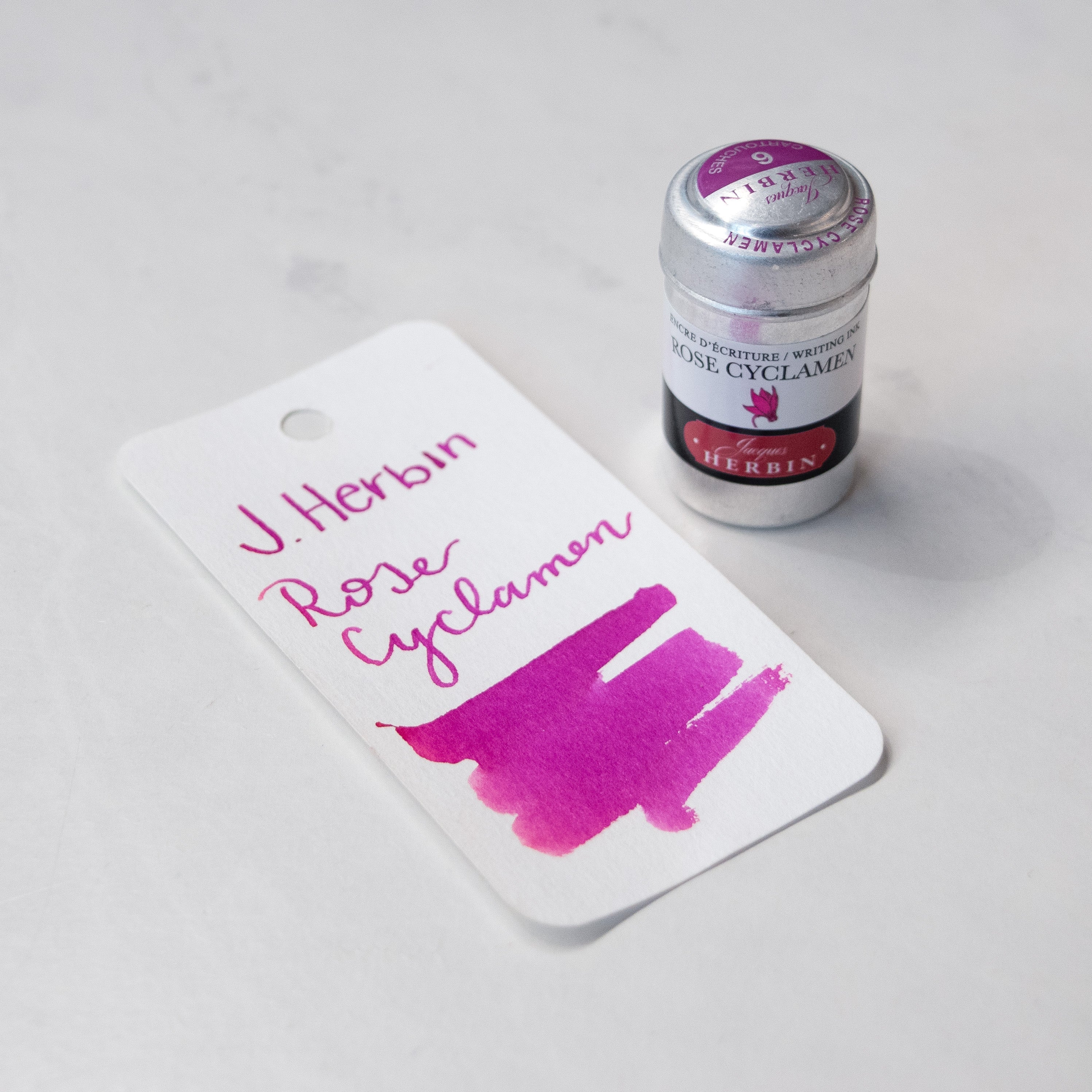 Jacques Herbin Rose Cyclamen Ink Cartridges – Truphae