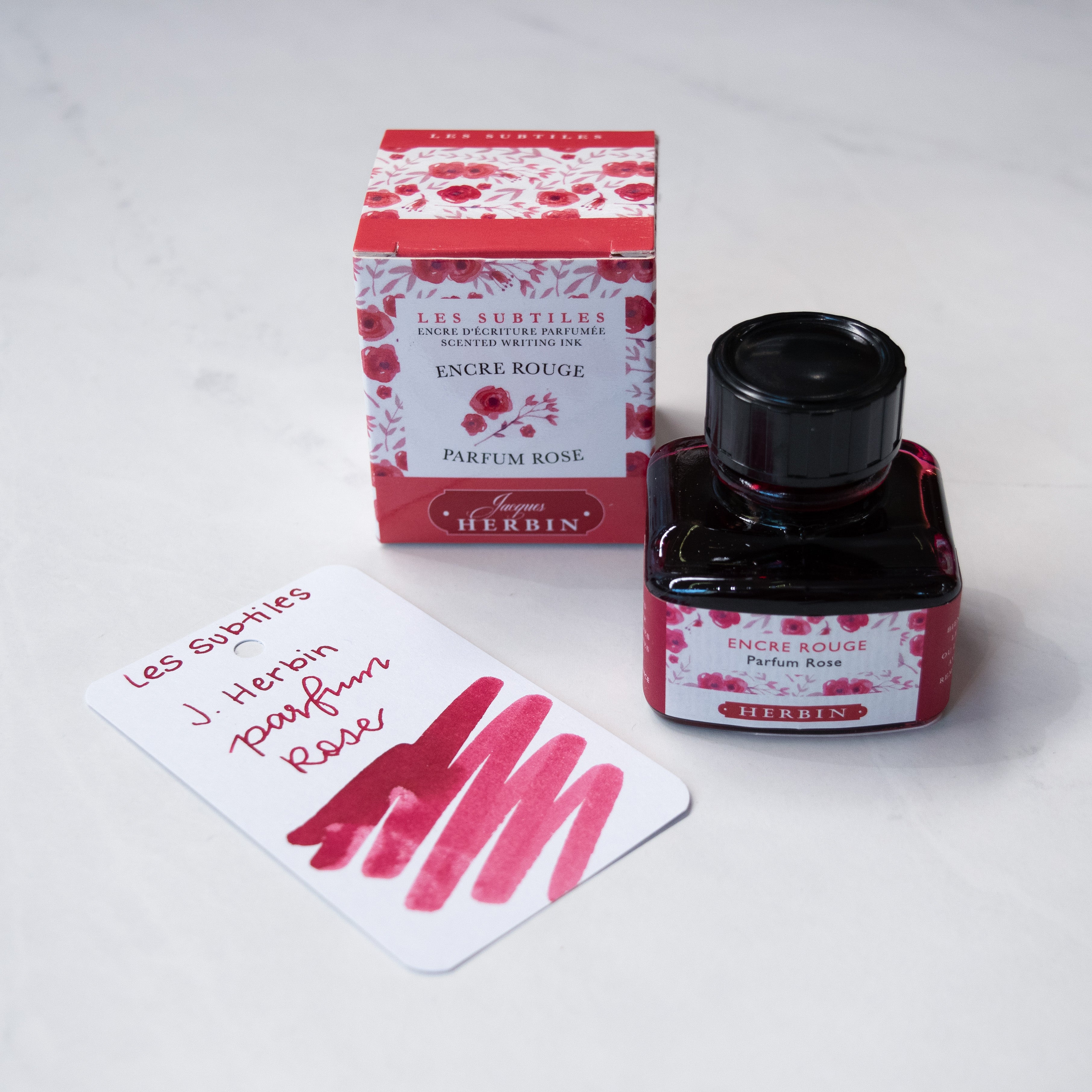 Jacques Herbin Rose Red Scented Ink Bottle – Truphae