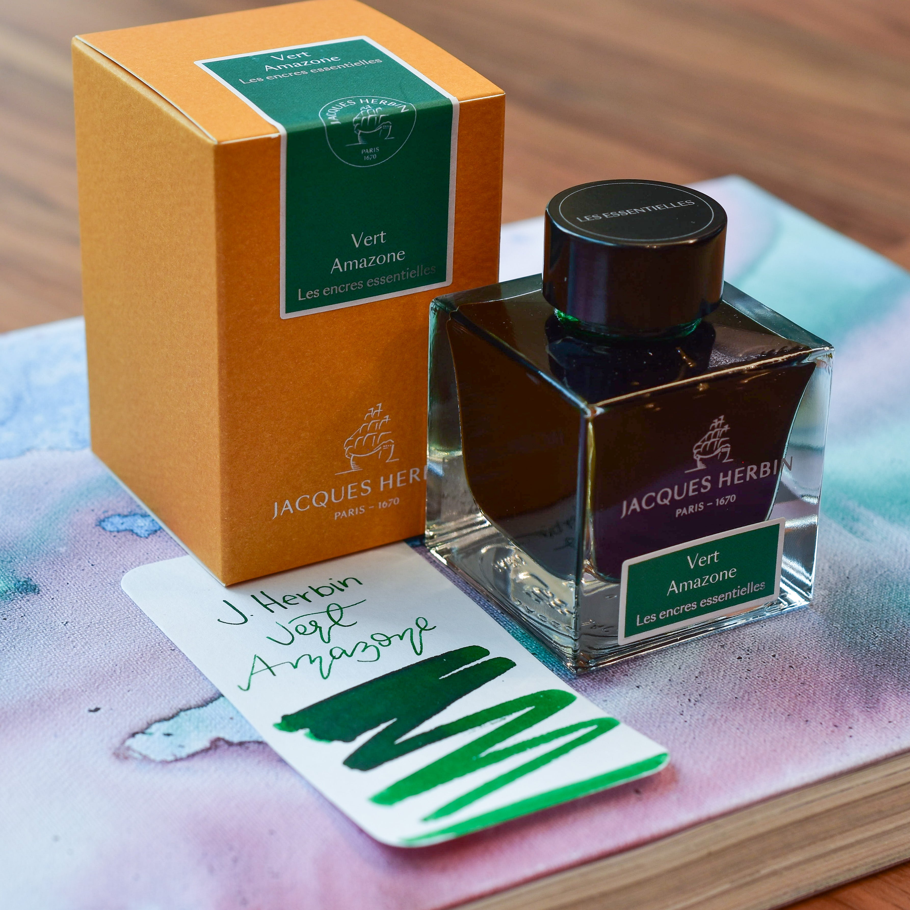 Jacques Herbin Vert Amazone Ink Bottle – Truphae