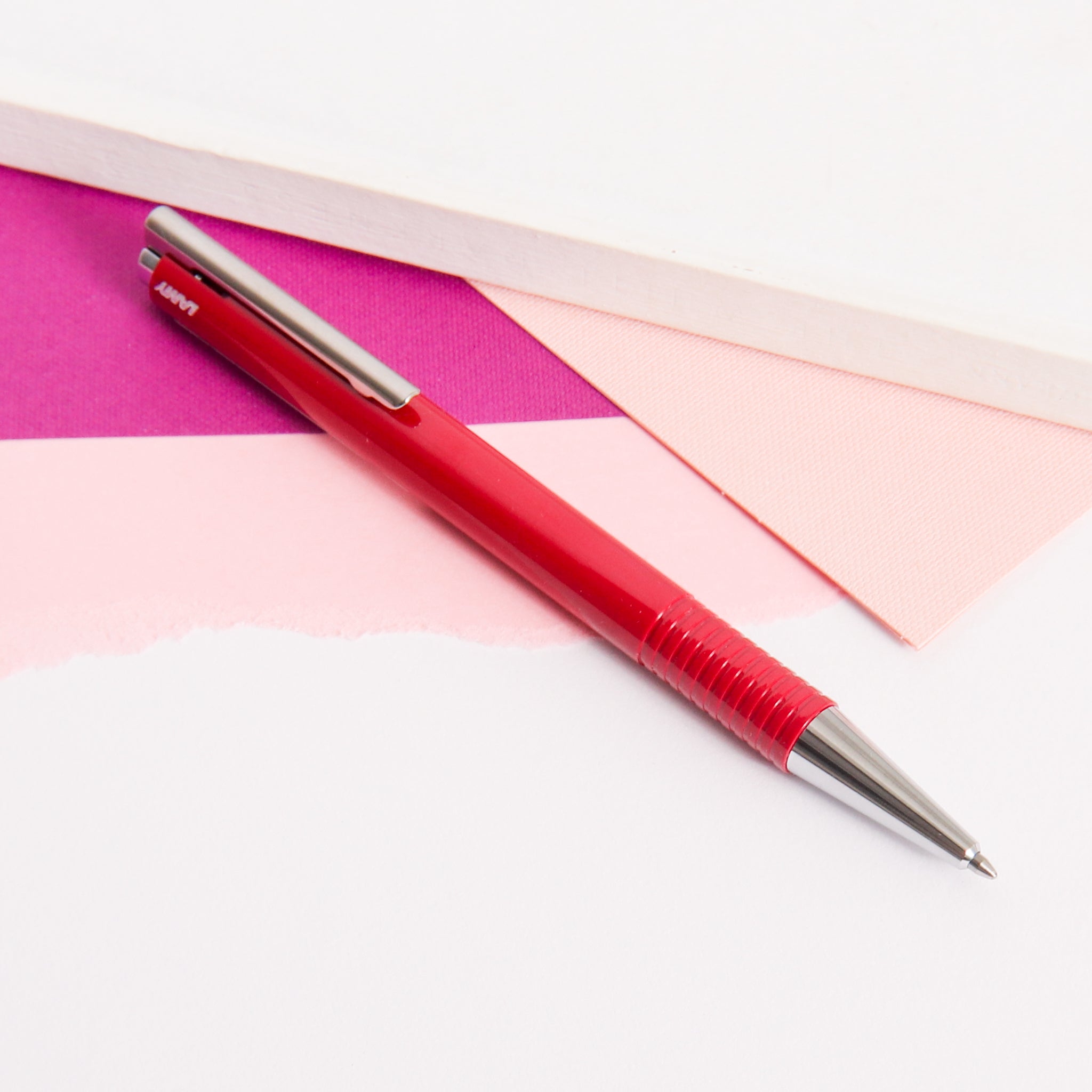 LAMY Logo M+ Raspberry Gloss Ballpoint Pen – Truphae