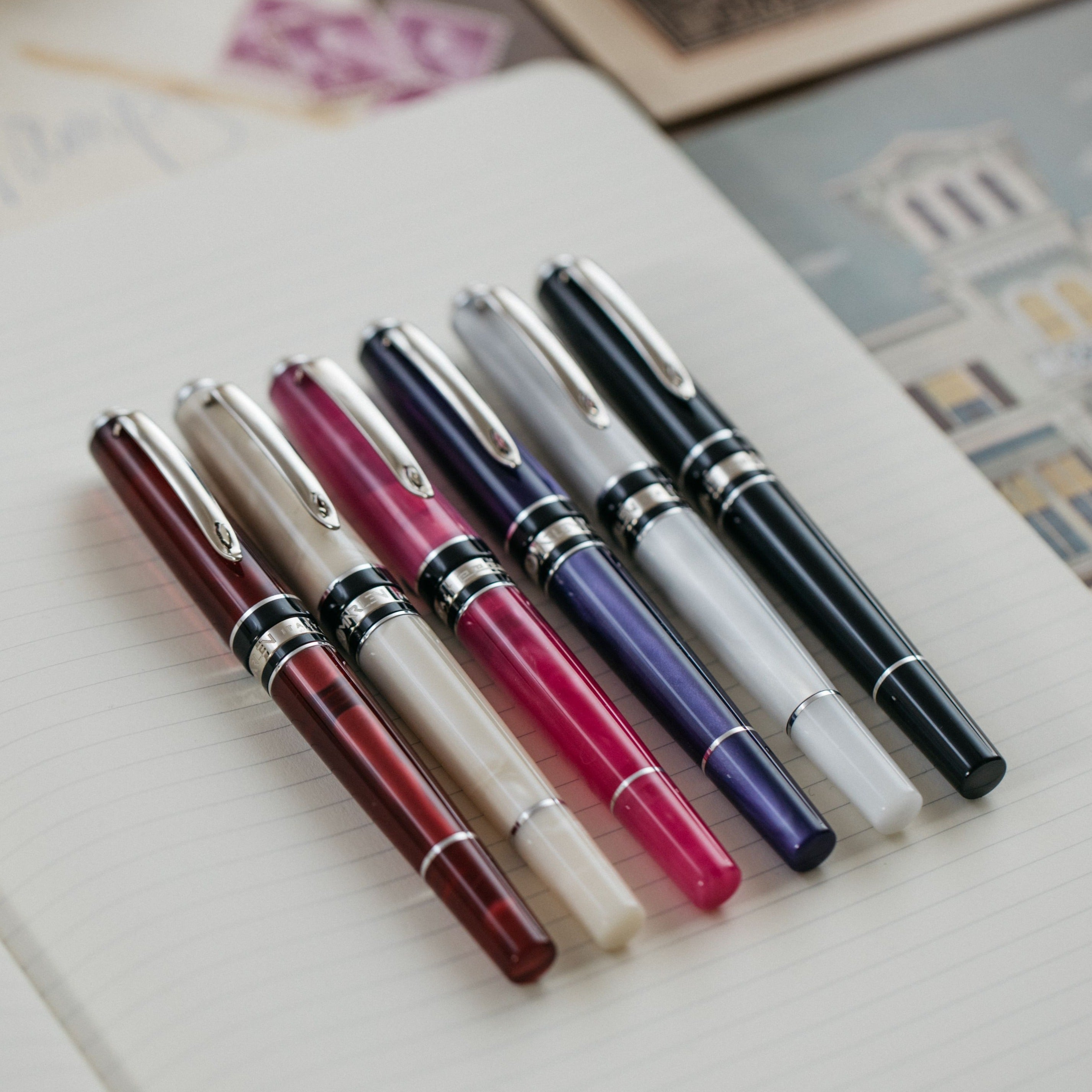 Marlen M10 Lux Fountain Pen | Stainless Steel Nib – Truphae