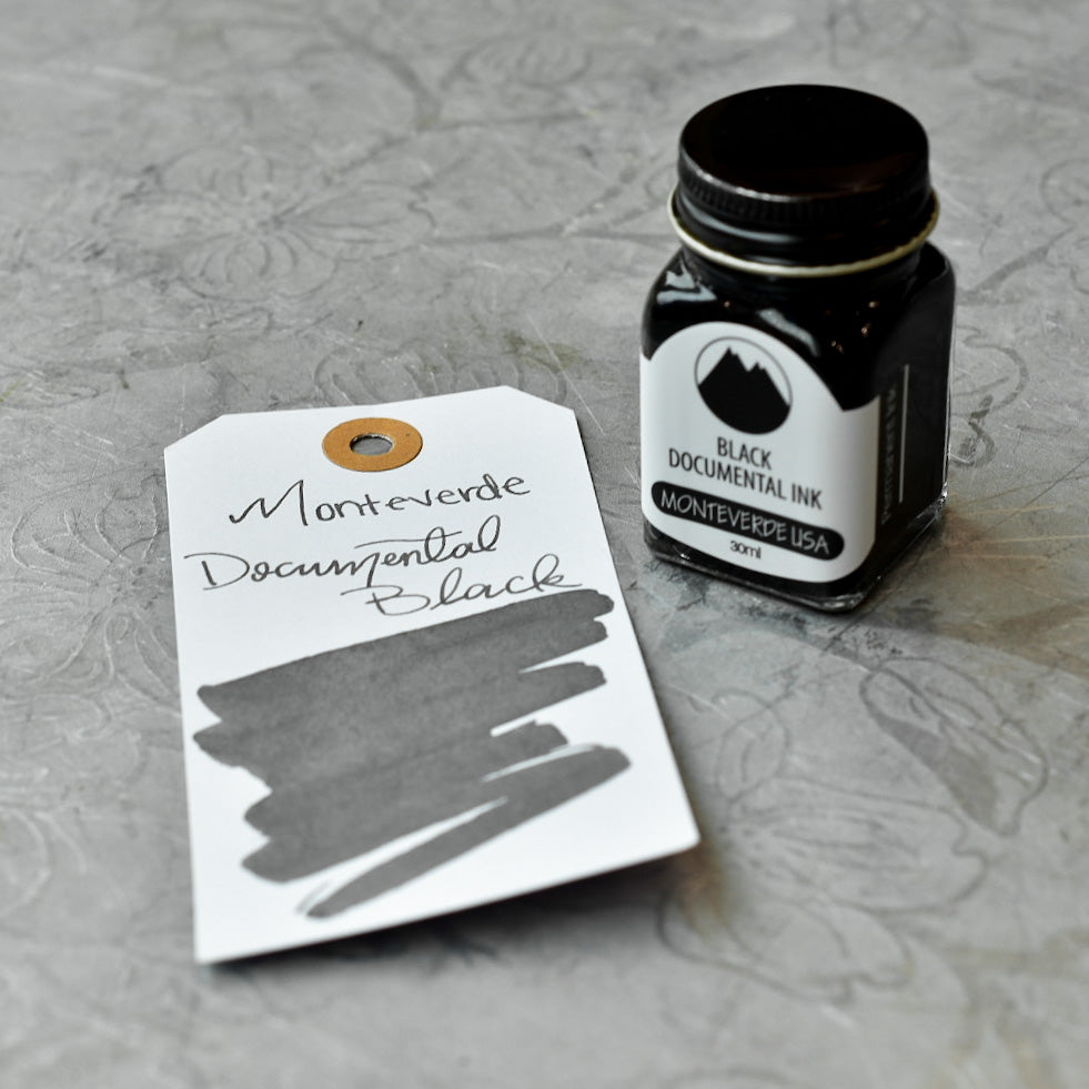 Monteverde Ink Bottle - Black Documental – Truphae