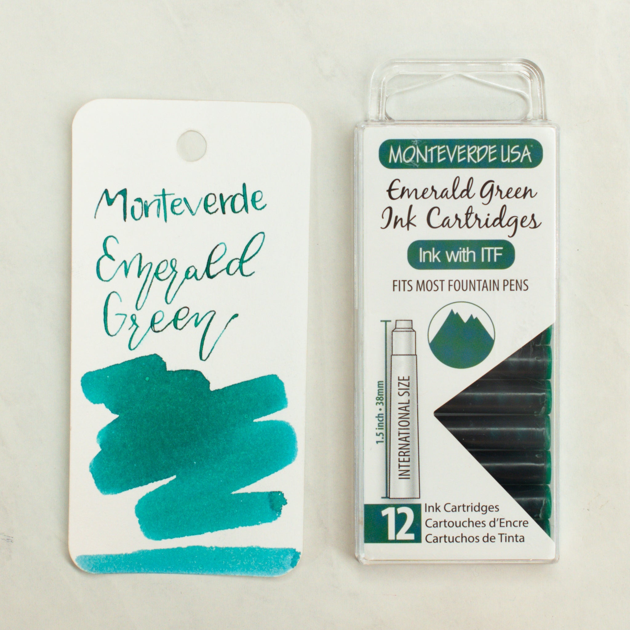 Monteverde Ink Cartridges - Emerald Green – Truphae
