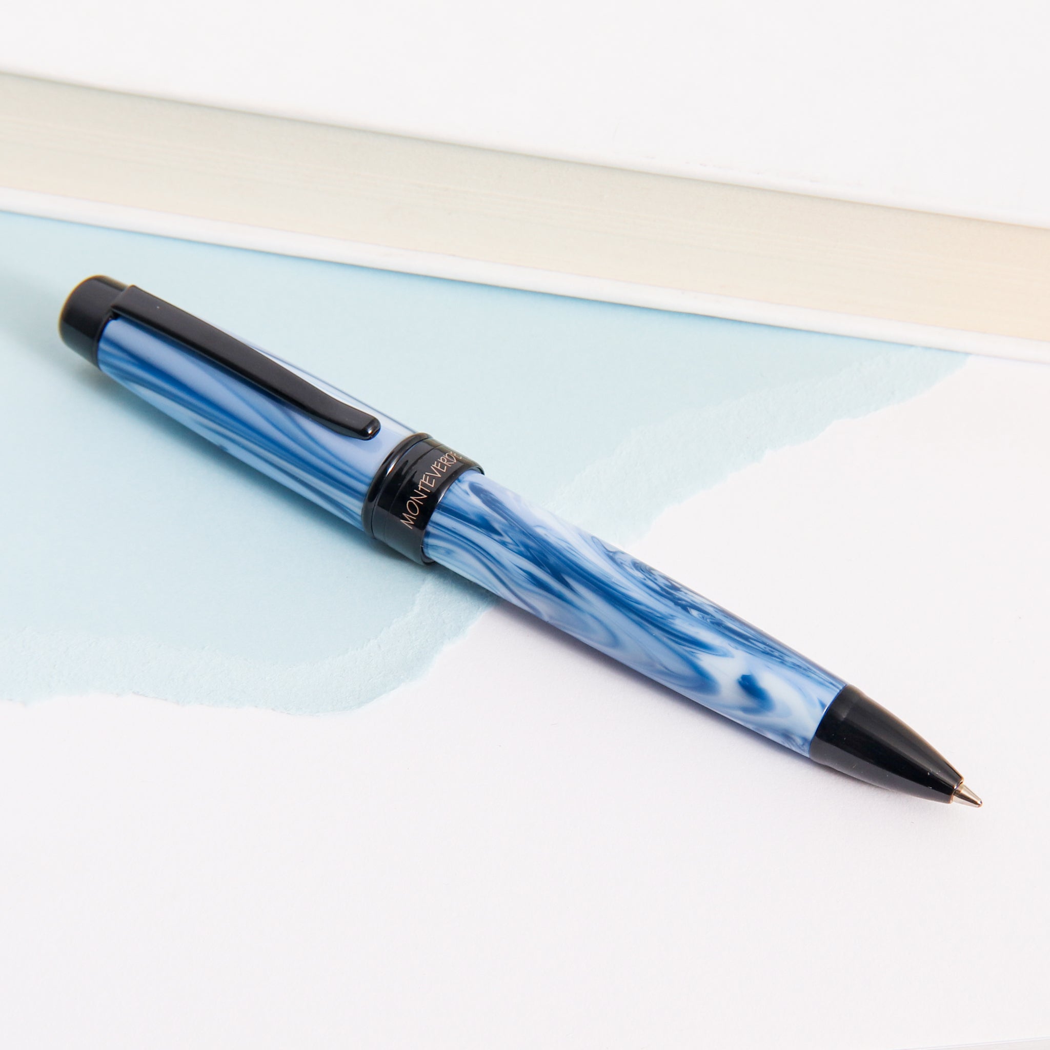 Monteverde Prima Blue Swirl Ballpoint Pen – Truphae