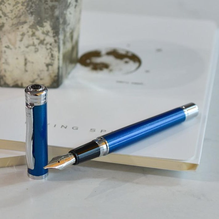 Monteverde Strata Fountain Pen - Blue – Truphae