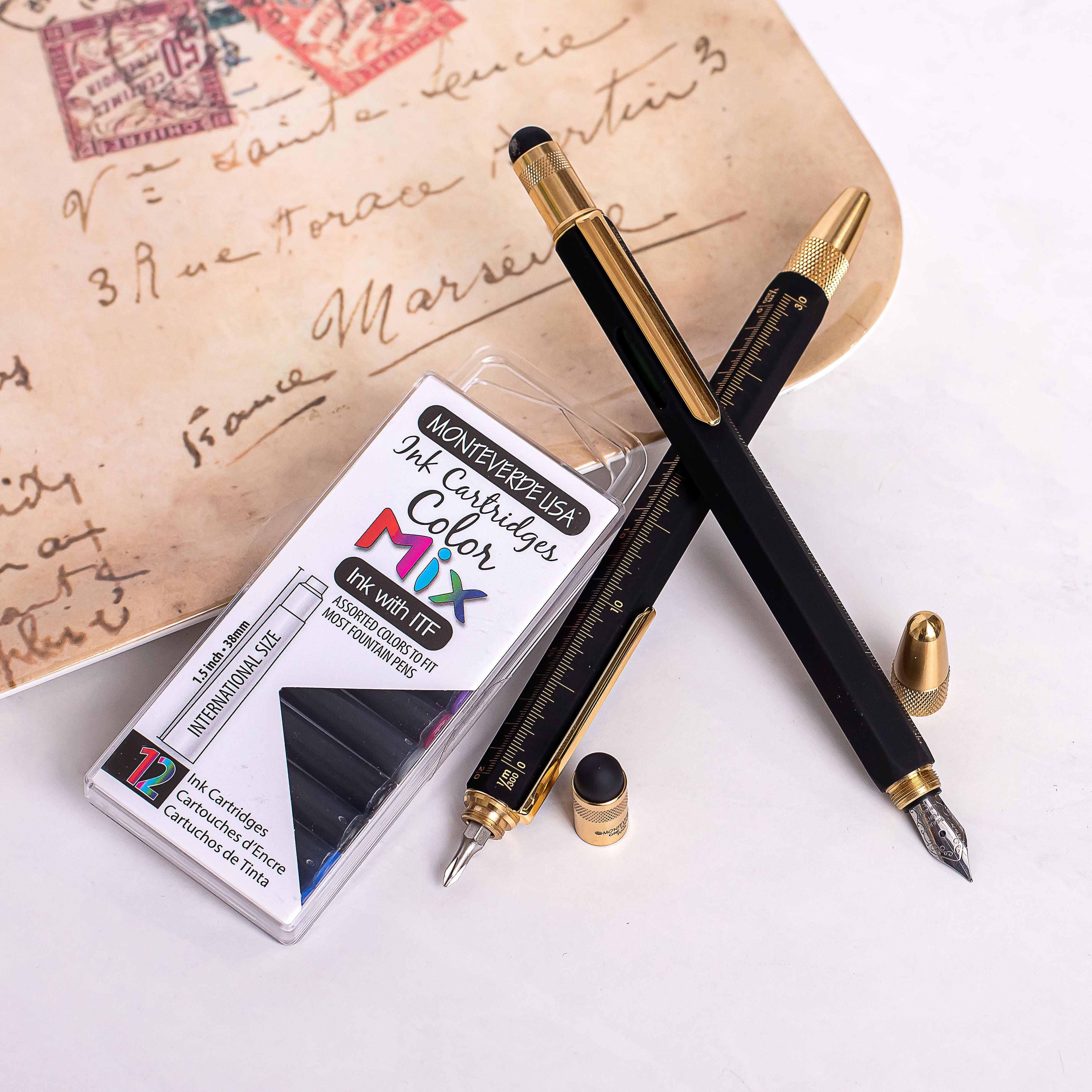 Monteverde Superblack Tool Fountain Pen – Truphae