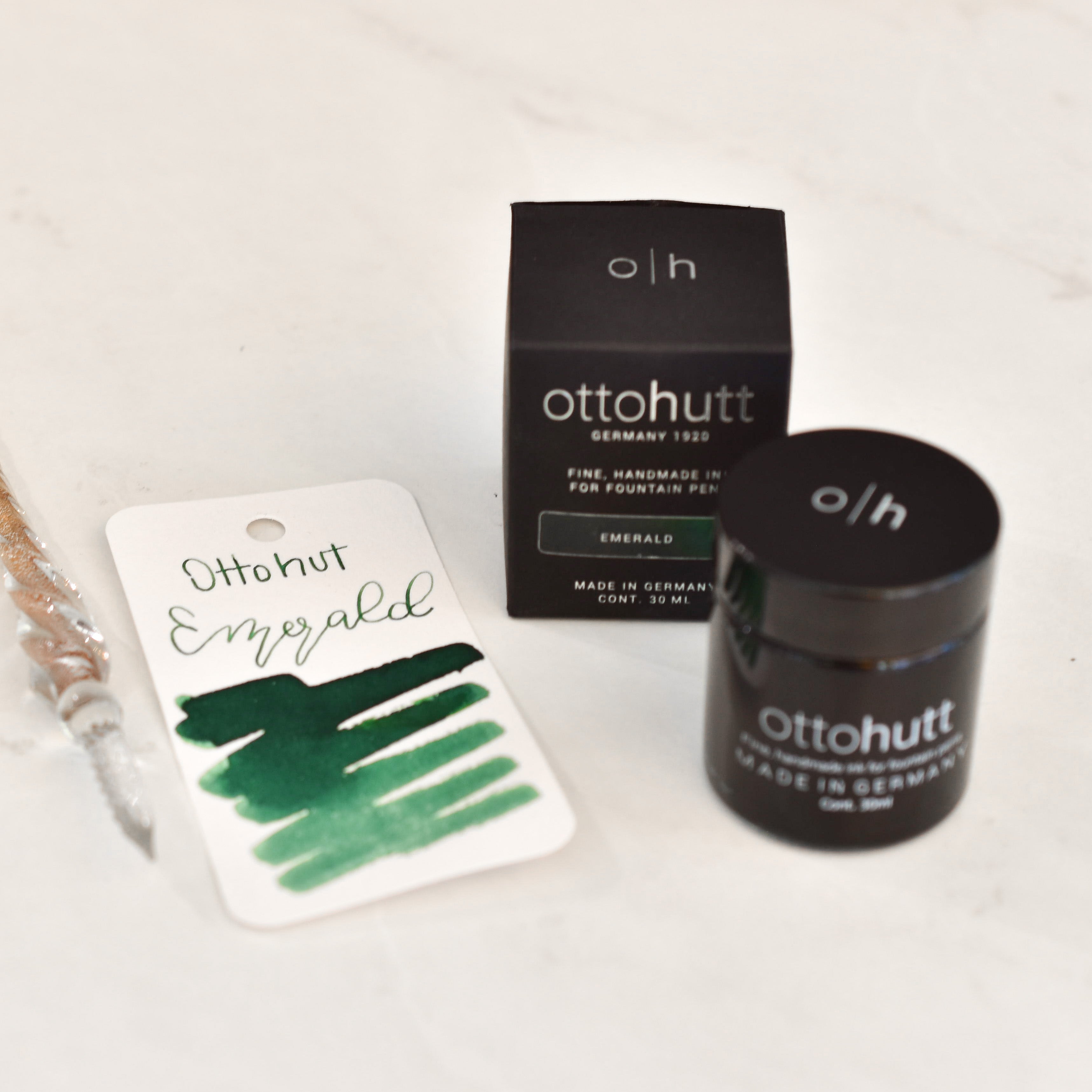 Otto Hutt Emerald Ink Bottle – Truphae