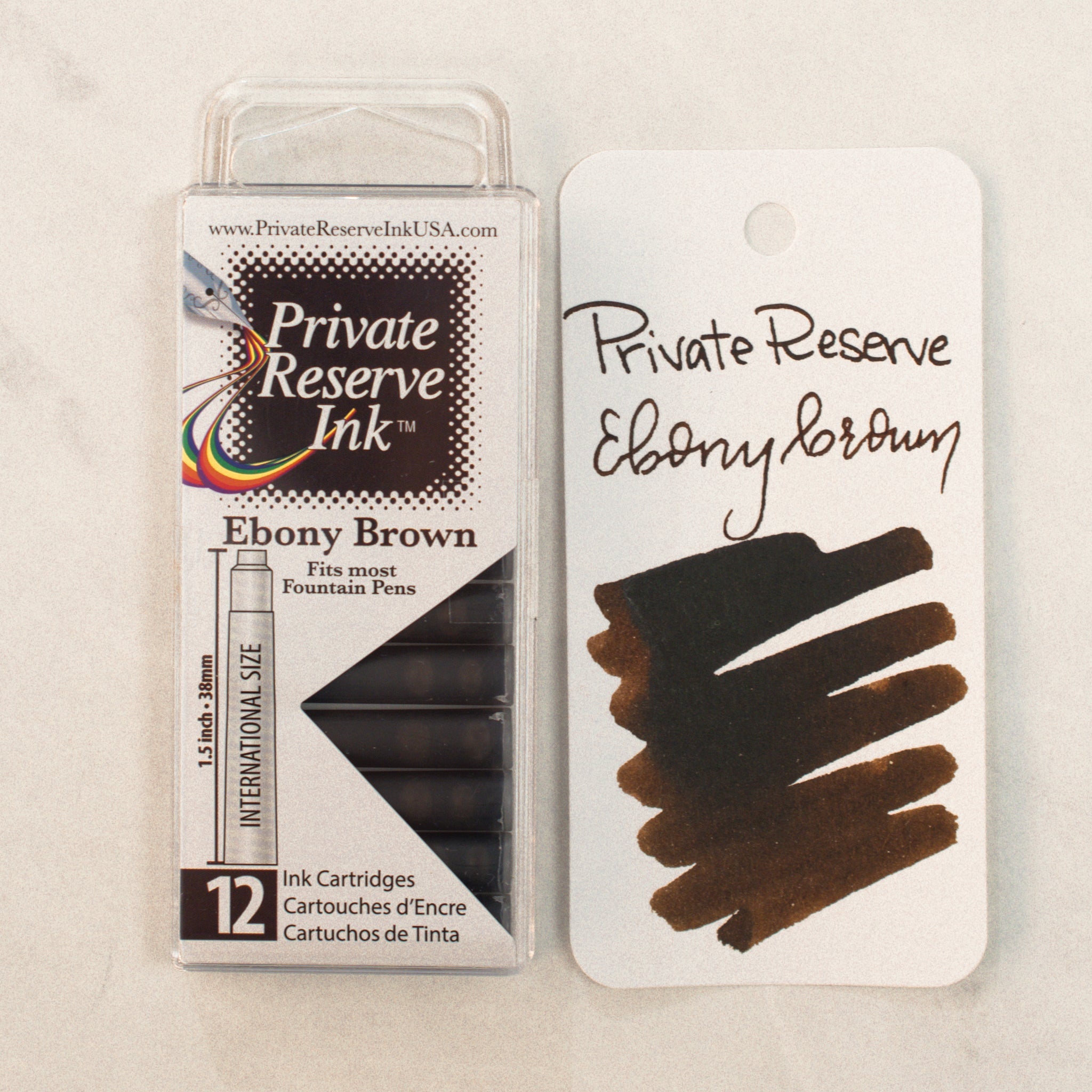 Private Reserve Ebony Brown Ink Cartridges – Truphae