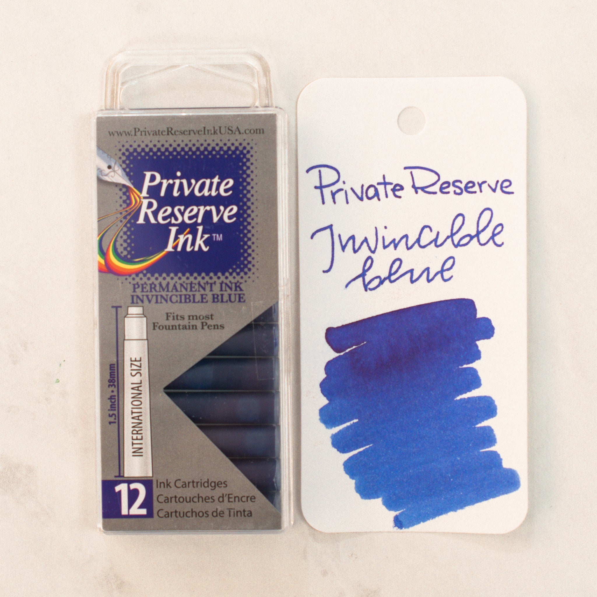Private Reserve Ink Cartridges - Invincible Blue – Truphae