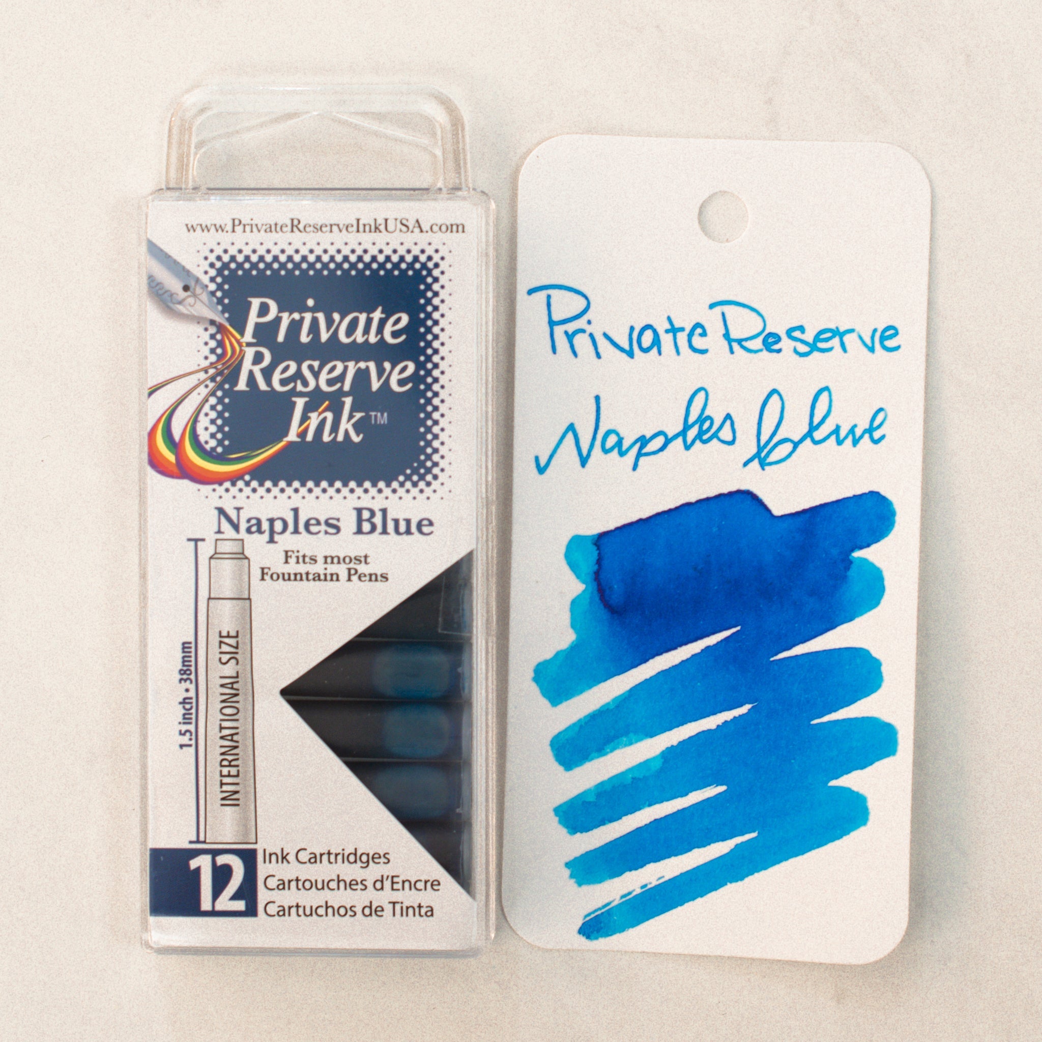 Private Reserve Naples Blue Ink Cartridges – Truphae