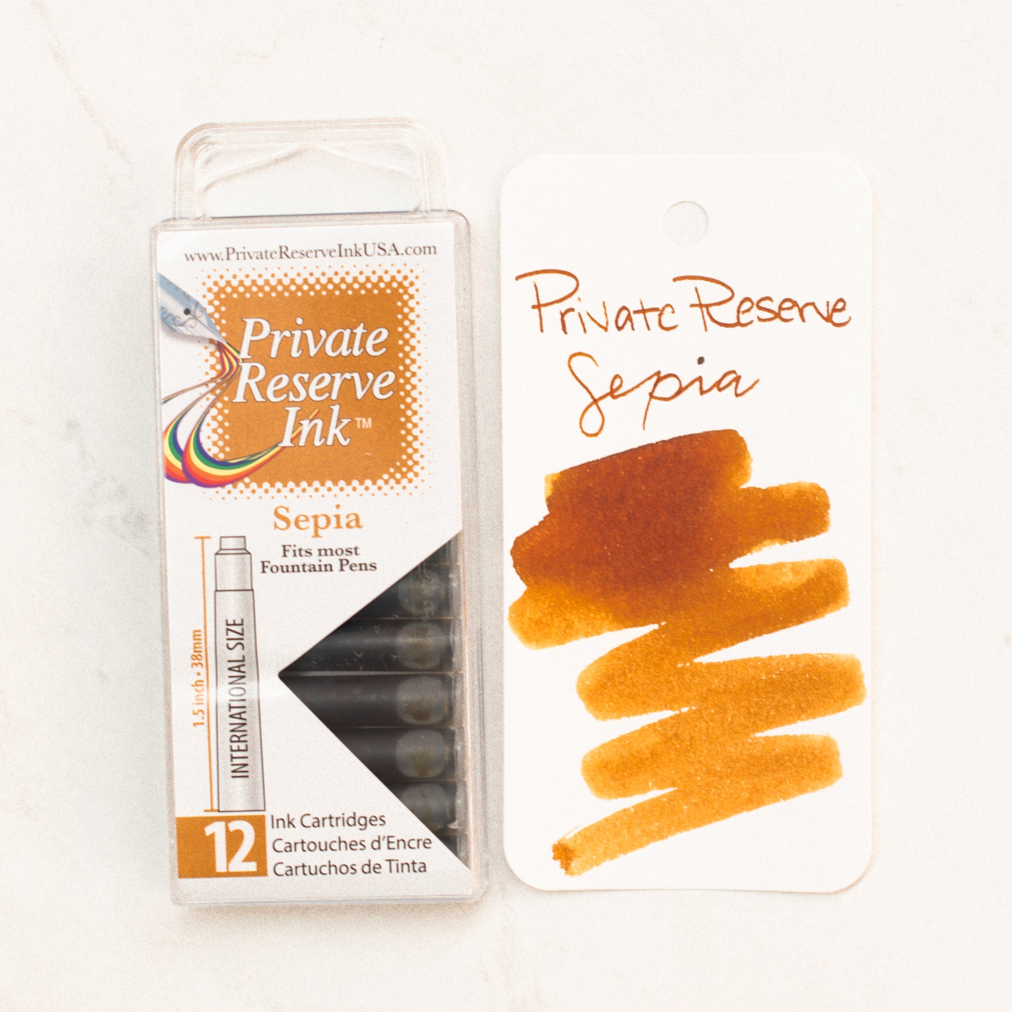 Private Reserve Sepia Brown Ink Cartridges – Truphae