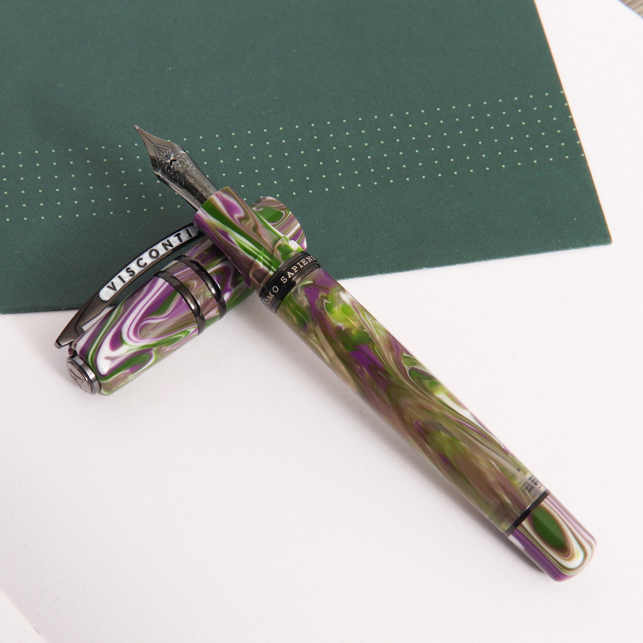 Visconti Homo Sapiens Fountain Pen - Lotus Garden – Truphae